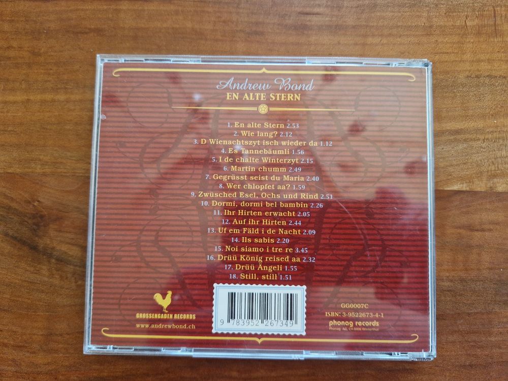 CD En alte Stern - Andrew Bond (Gebraucht) in Giswil für CHF 10 – mit ...