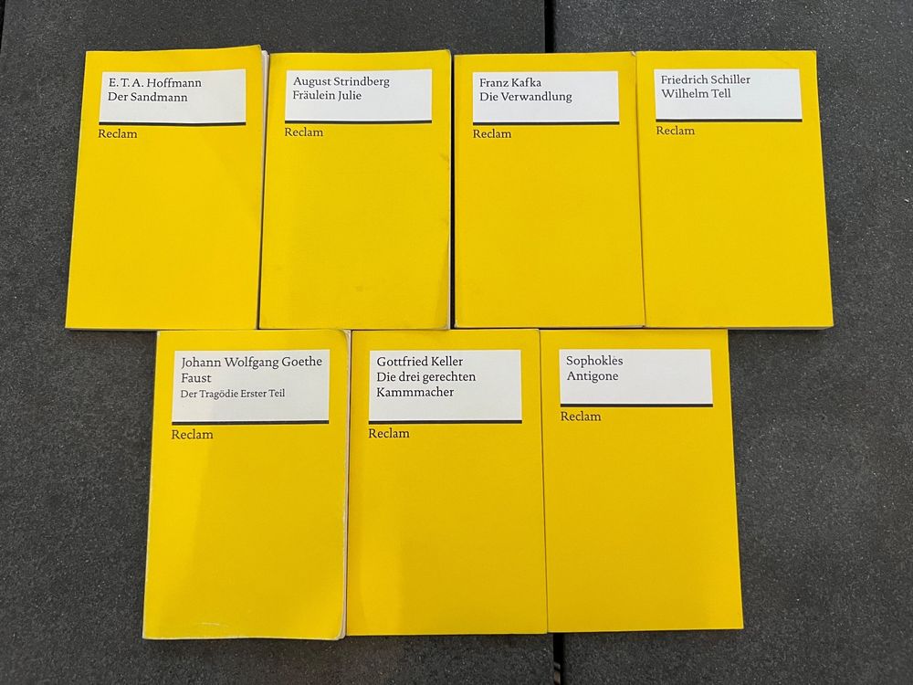 7x Reclam Bücher Deutsch neu (Neu (gemäss Beschreibung)) in Tagelswangen für CHF 8 – mit ...