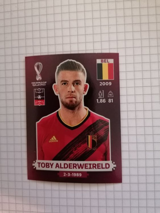 Panini Qatar 2022 BEL 5 Toby Alderweireld | Kaufen auf Ricardo