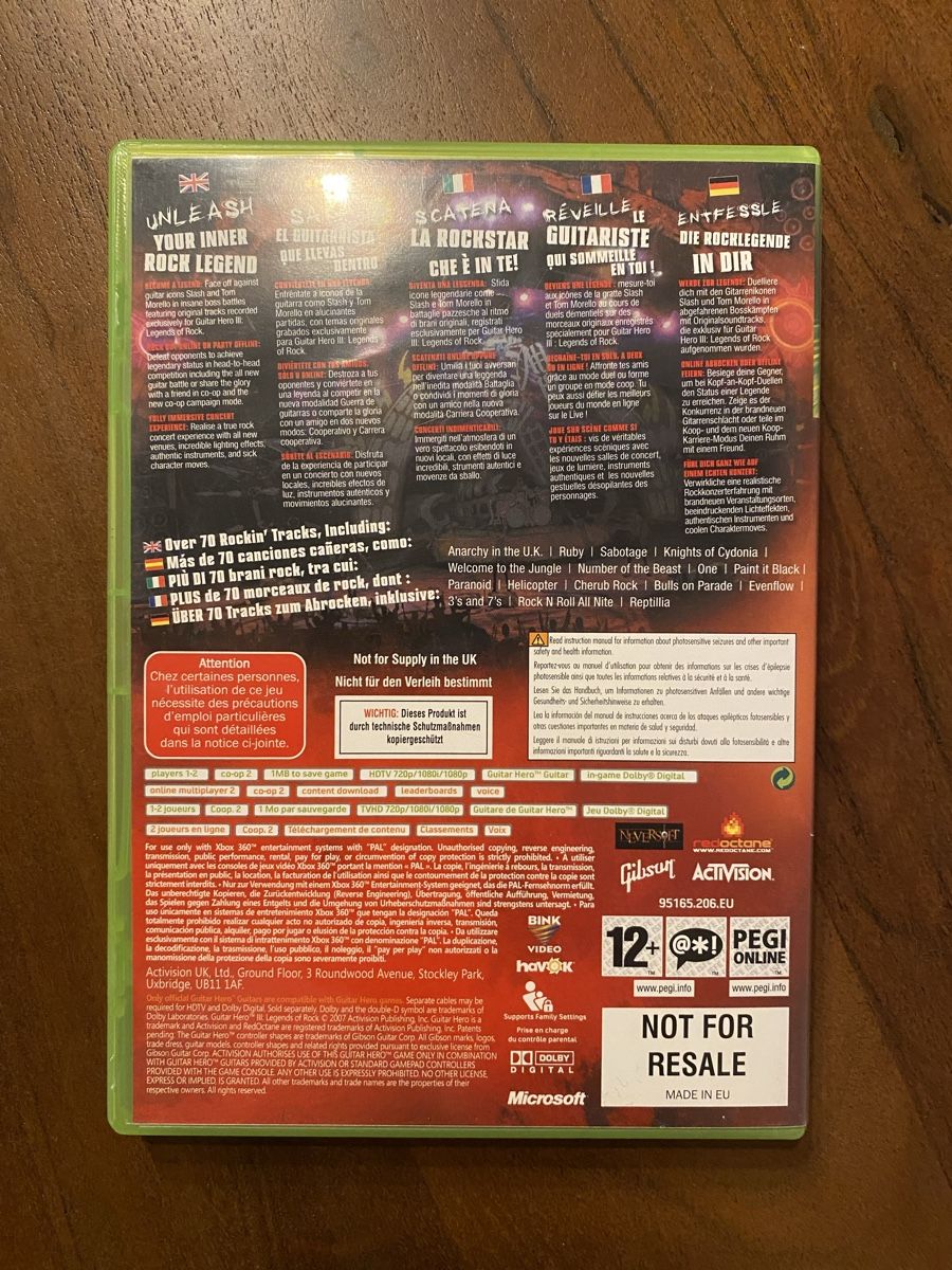 Guitar Hero 3 - Legends of Rock - für Xbox 360 (Gebraucht) in ...