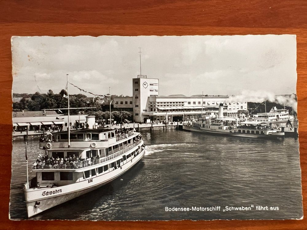 Postkarte Bodensee Schiff Schwaben 1954 (P267) | Kaufen auf Ricardo