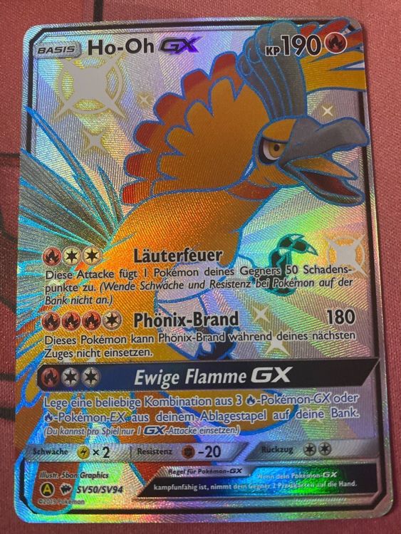 Pokemonkarte Ho-Oh Gx Shiny (Neu (gemäss Beschreibung)) in Neuhausen für CHF 30 – mit Lieferung ...