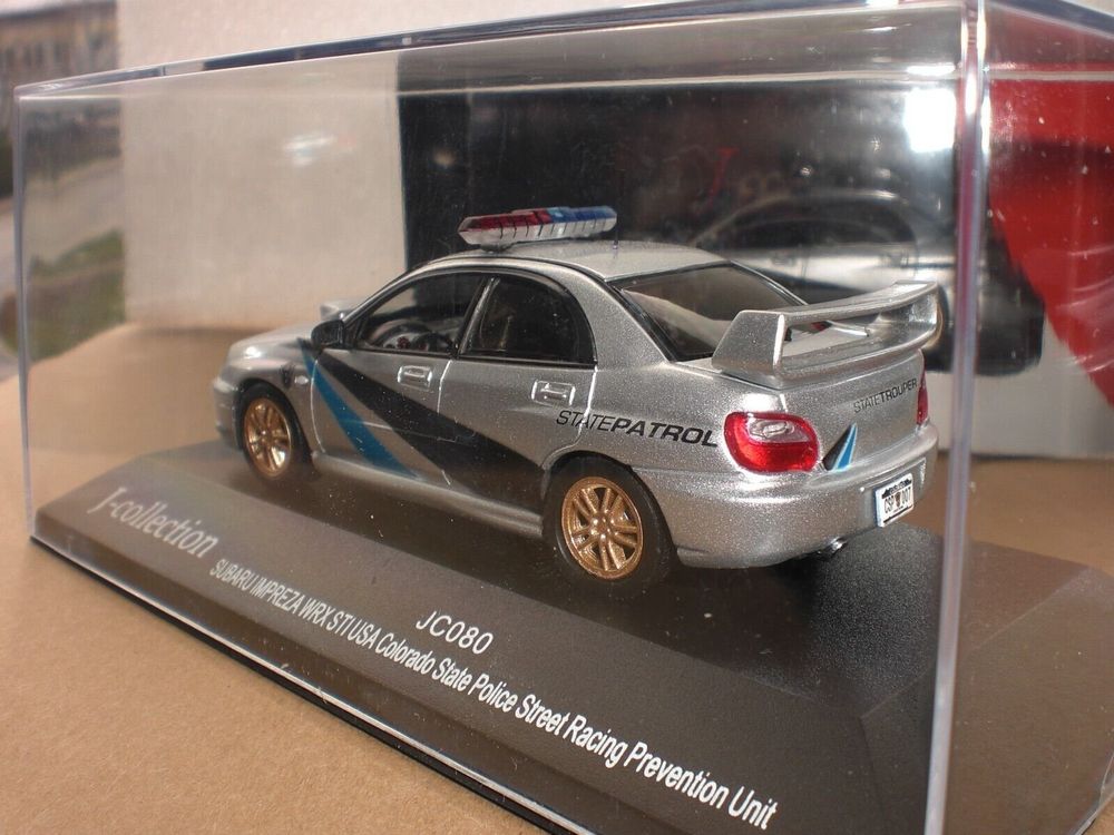 Subaru Impreza WRX STI 2002 Police - 1:43 IXO JC080 (Neu (gemäss ...