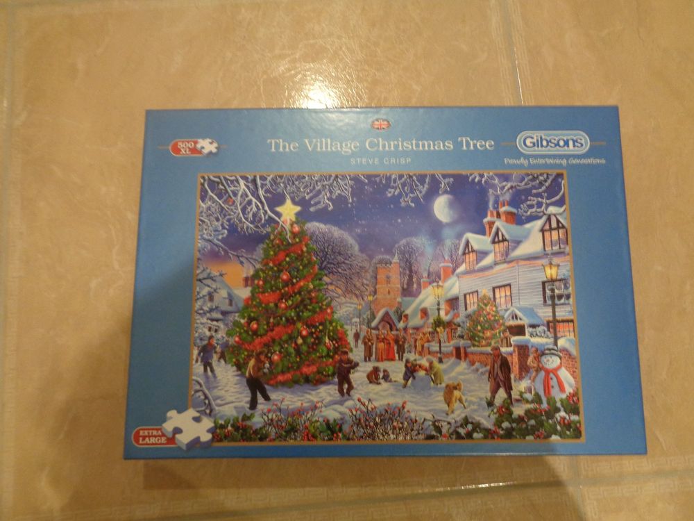 Gibsons The Village Christmas Tree Jigsaw NWT Puzzle, 500 XL (Gebraucht ...
