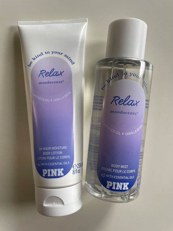 Victoria’s Secret Relax Body Spray & Lotion Set NEW (Neu und ...