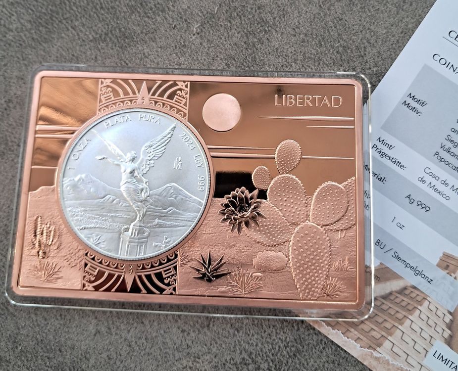 1 OZ Silber Libertad 2024 in Münzbarren (Neu und originalverpackt) in Weinfelden für CHF 41 ...