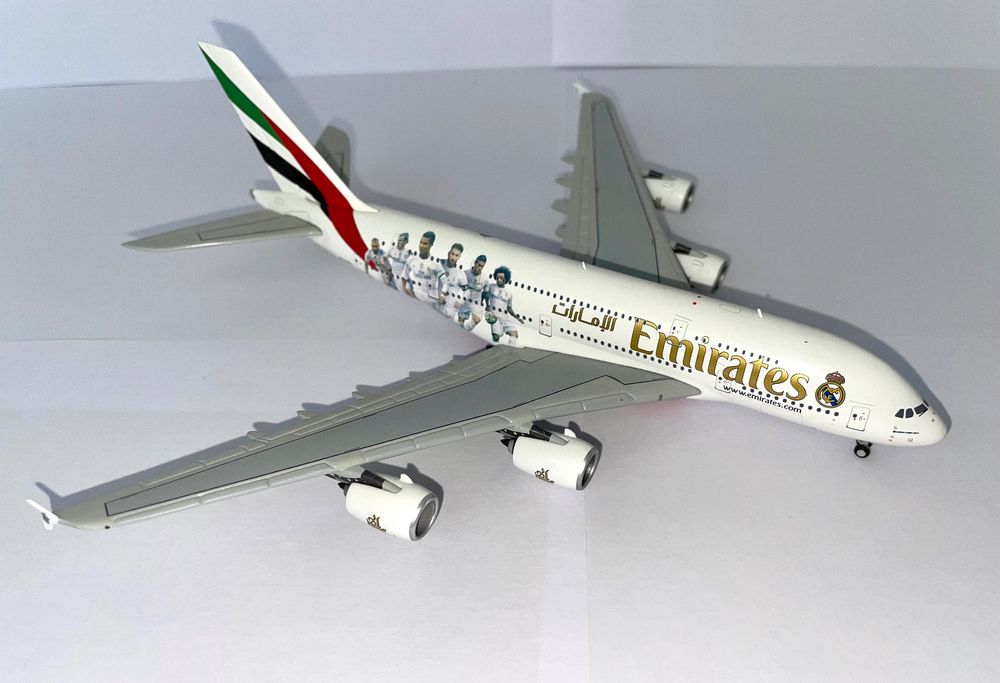 Emirates A380 “Real Madrid” | 1:400 | Gemini Jets | Kaufen auf Ricardo