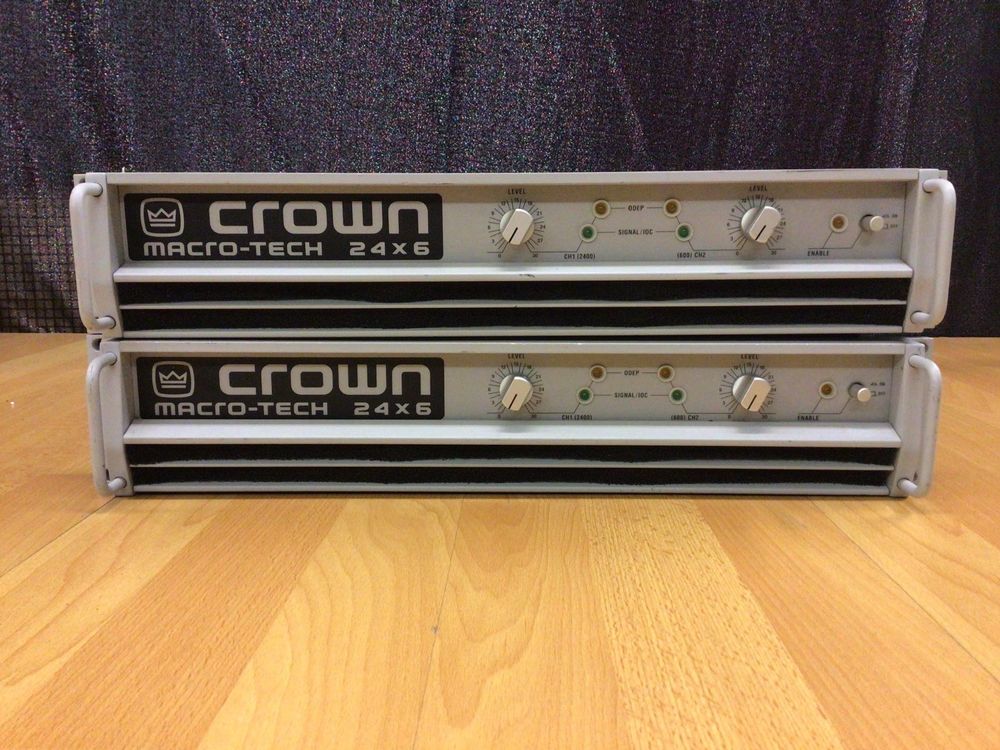 CROWN Amps MacroTech 24x6 | Kaufen auf Ricardo