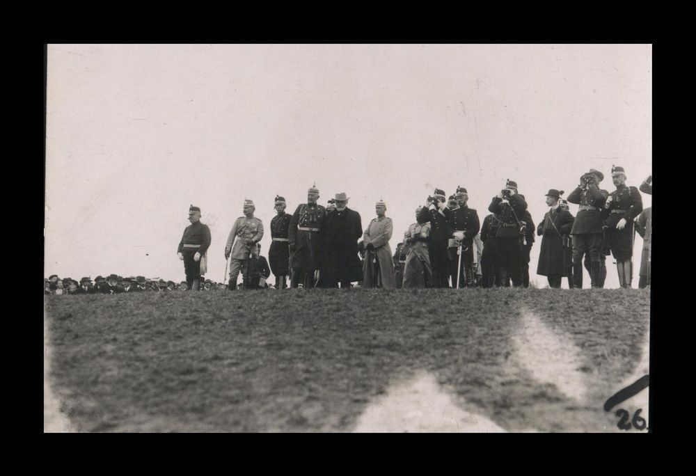 1912 Kaiser Wilhelm mit Forrer, «Kaiserhügel» Kirchberg SG (Gebraucht ...