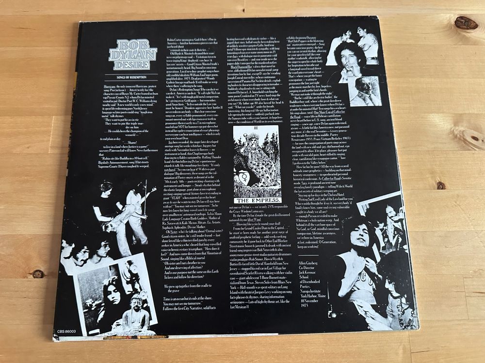 BOB DYLAN tolle Kult LP Desire Folk original Innenhüllen (Gebraucht) in ...