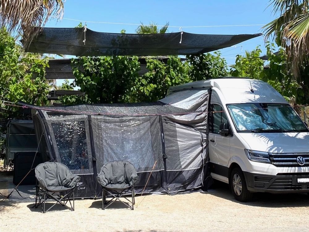 Drive-away Vorzelt Vango Cruz III, aufblasbar, Cloud Grey (Gebraucht ...