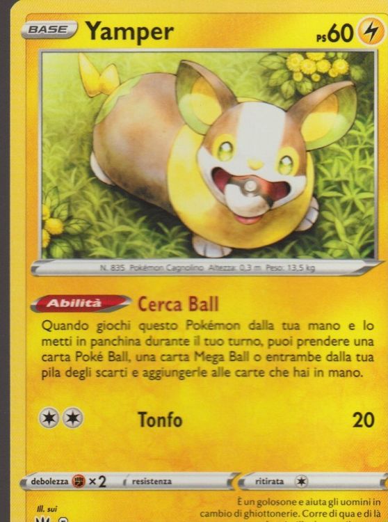 TCG POKEMON Stili Di Lotta BST 052/163 YAMPER Italiano | Kaufen auf Ricardo