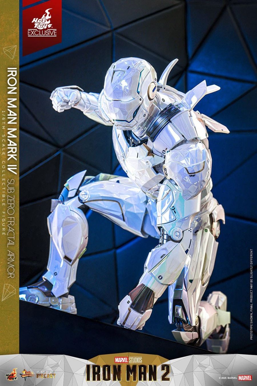 Iron Man (Sub-Zero Fractal Armor) Hot Toys Exclusive 33 cm (Neuf avec ...
