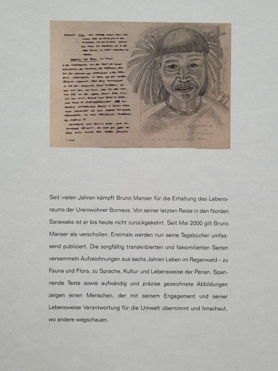 Bruno Manser Tagebücher aus dem Regenwald 1984-1990 (Gebraucht) in Zürich für CHF 57 – mit ...