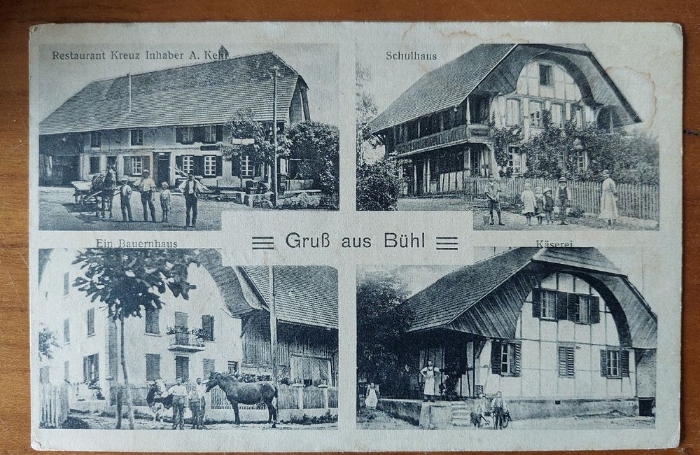 Postkarte von Bühl bei Aarberg (Gebraucht) in Bühl BE für CHF 5 – mit ...