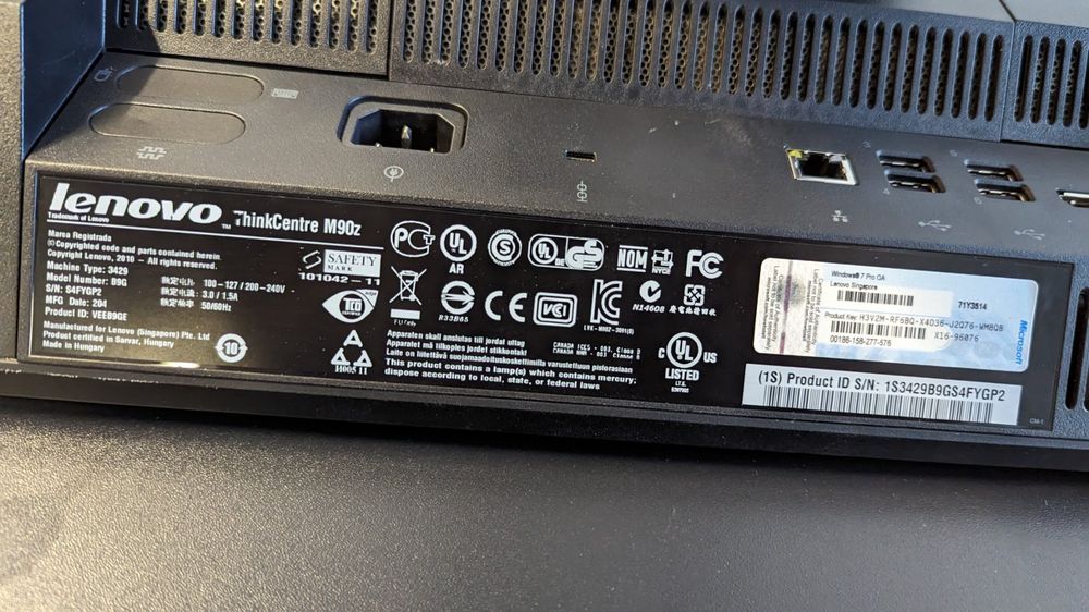 Lenovo Thinkcentre M90z B9g Kaufen Auf Ricardo