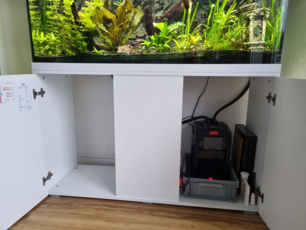 EHEIM vivaline LED 240 Weiss Aquarium mit Unterschrank | Kaufen auf Ricardo