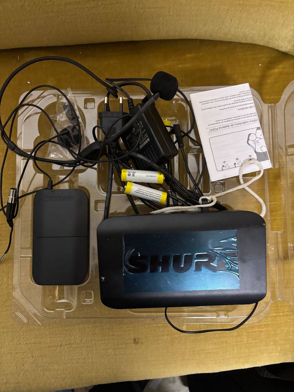 Shure PG Wireless Headset System PGA31 BLX1 BLX4 Komplett un (Gebraucht ...