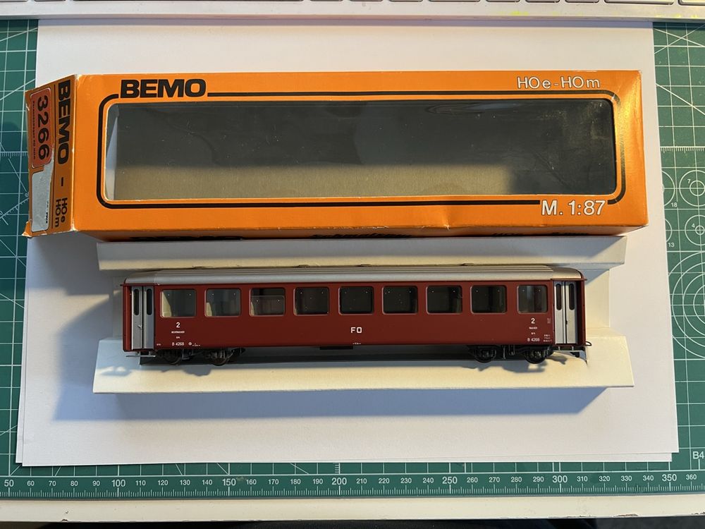 Bemo 3266 FO Personenwagen rot (Neu und originalverpackt) in ...