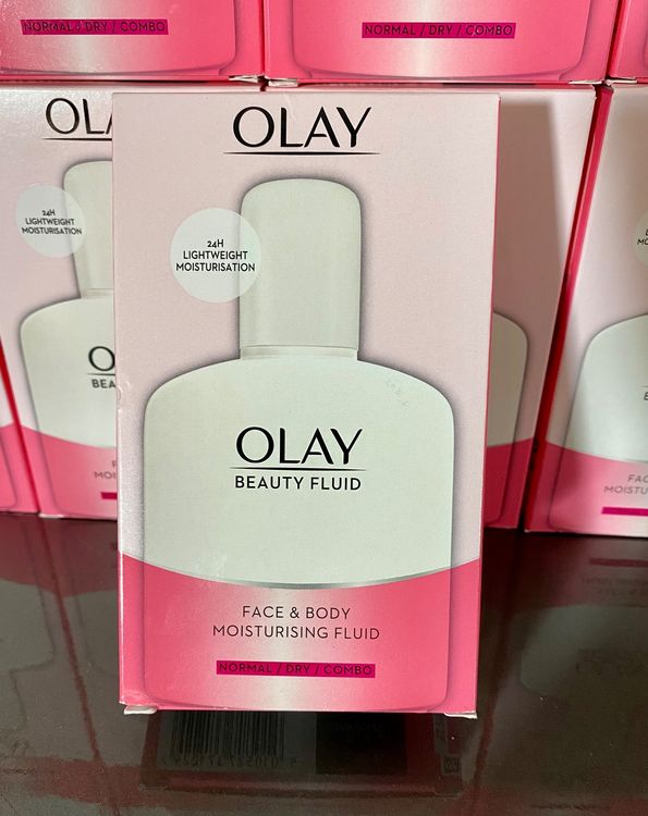 Olay Pink Beauty Fluid Gesicht & Körper Feuchtigkeitscreme (Neu und ...