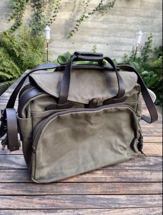 Filson rugged twill Padded Computer Bag 258 Otter Green | Kaufen auf ...