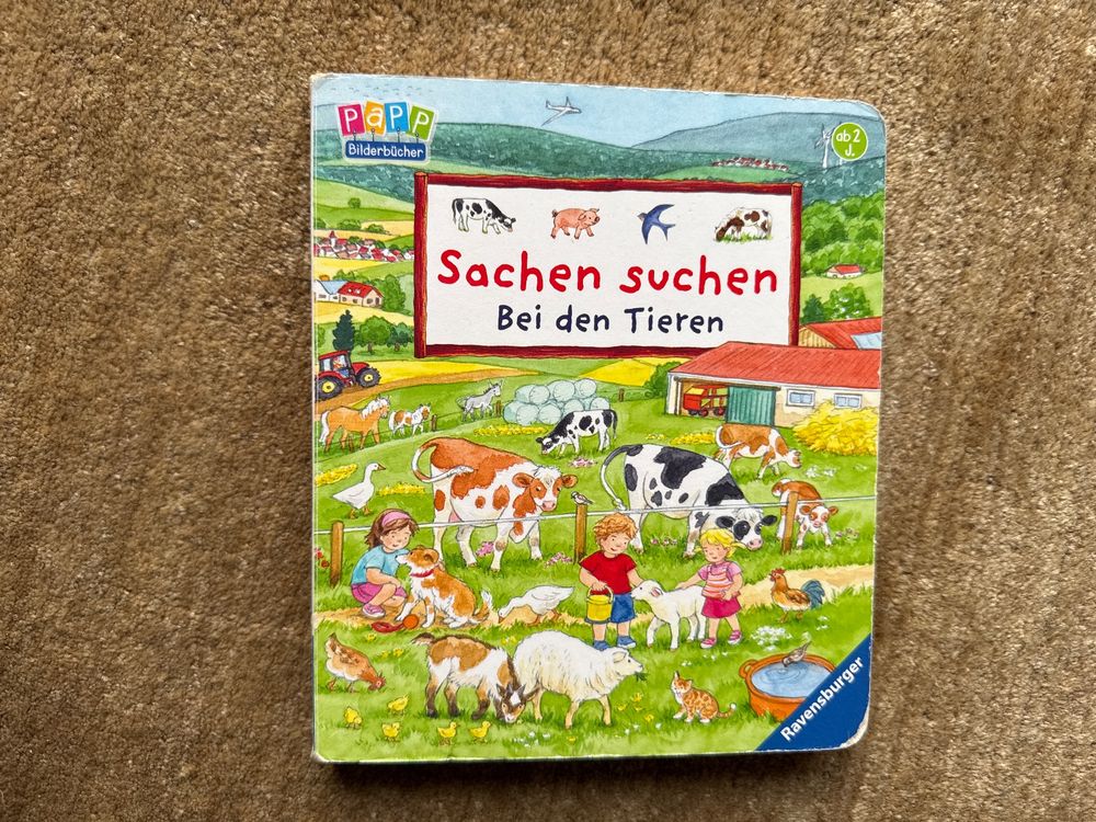 Sachen suchen - Bei den Tieren - Ravensburger kartonierte | Kaufen auf ...