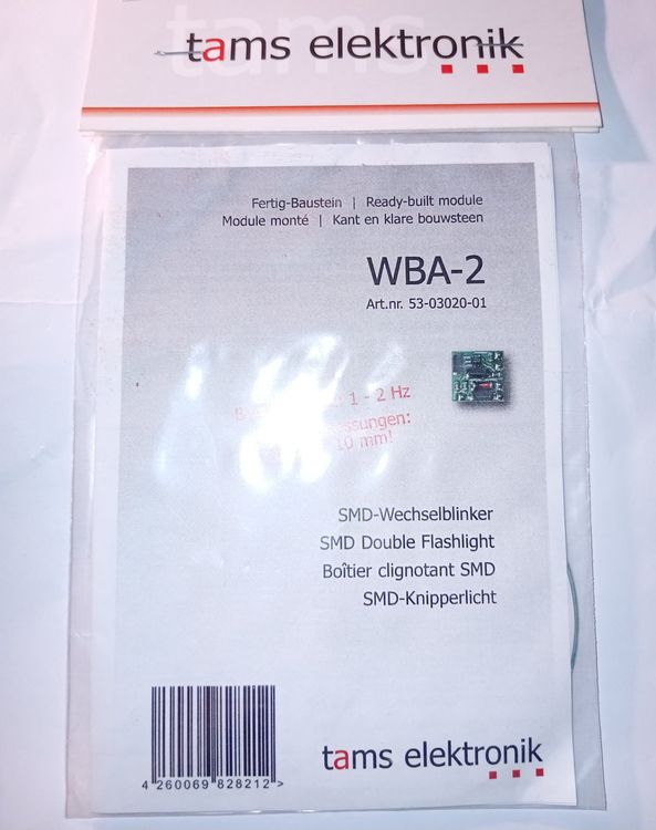 TAMS WBA-2 Wechselblinkelektronik (Neu und originalverpackt) in Gümligen für CHF 8 – mit ...