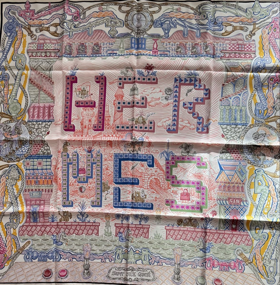 Herbes carré 90 Super Silk Quest (Neuf avec emballage d'origine) à ...