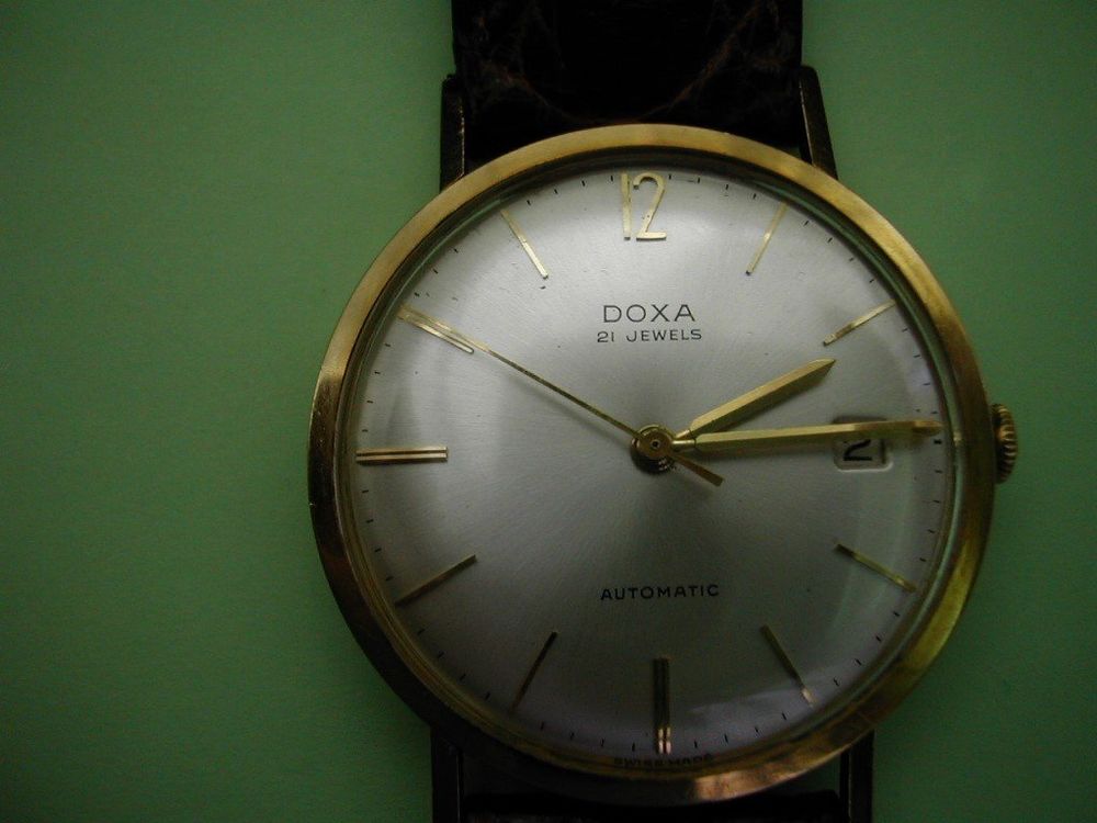 DOXA AUTOMATIC - Verry VINTAGE - MASSIF GOLD 18K | Kaufen auf Ricardo