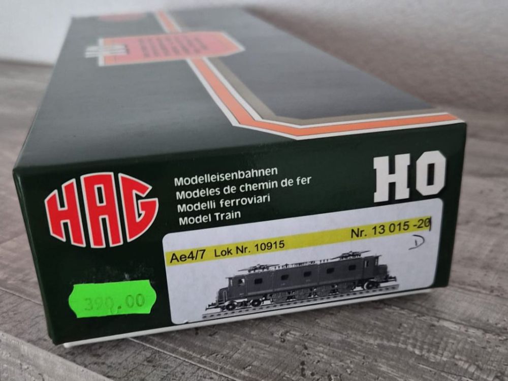 Hag OVP/LK für SBB Lok Ae 4/7 10915 Nr. 13015 oder ähnlich (Gebraucht ...