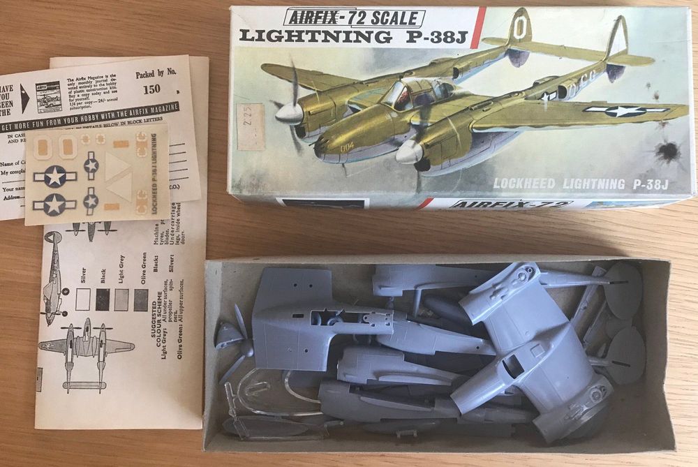 Airfix P-38 Lightning 1/72 (Gebraucht) in Hochfelden für CHF 6 – mit ...