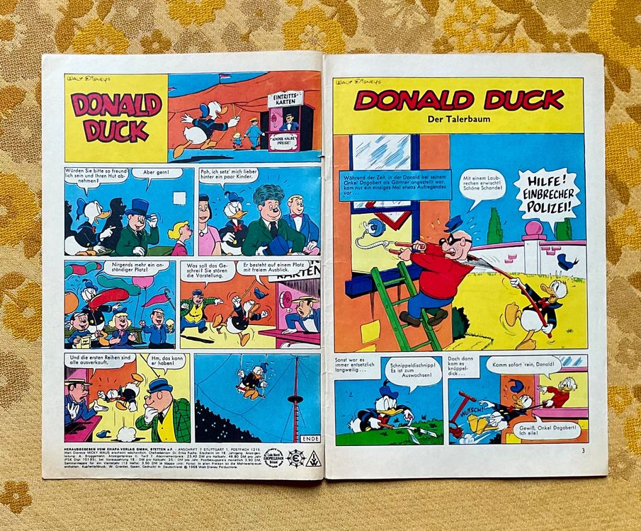 Micky Maus Heft Nr 49 von 1968 (Gebraucht) in Endingen für CHF 4.5 – mit Lieferung auf Ricardo ...