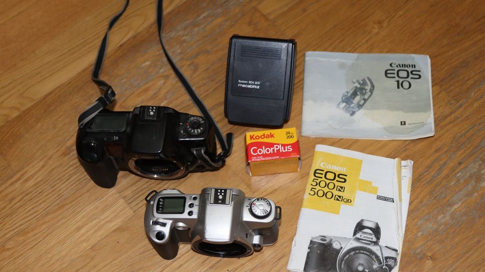 Canon Eos 10, Eos 500N, Blitz Metz (Gebraucht) in Hohenrain für CHF 10 – mit Lieferung auf ...