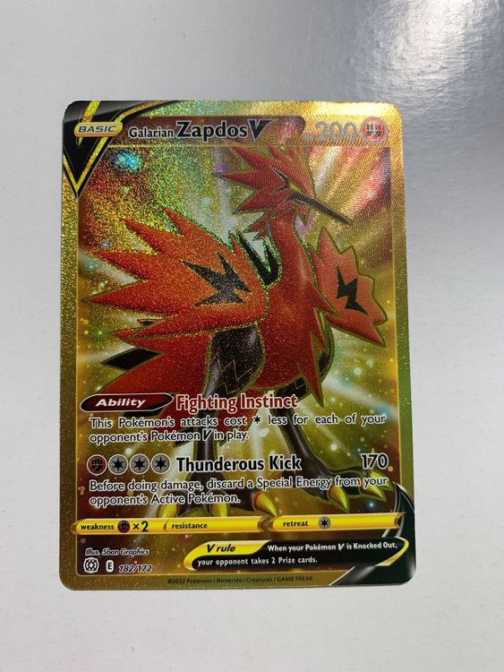 Pokemon Zapdos Gold | Kaufen auf Ricardo