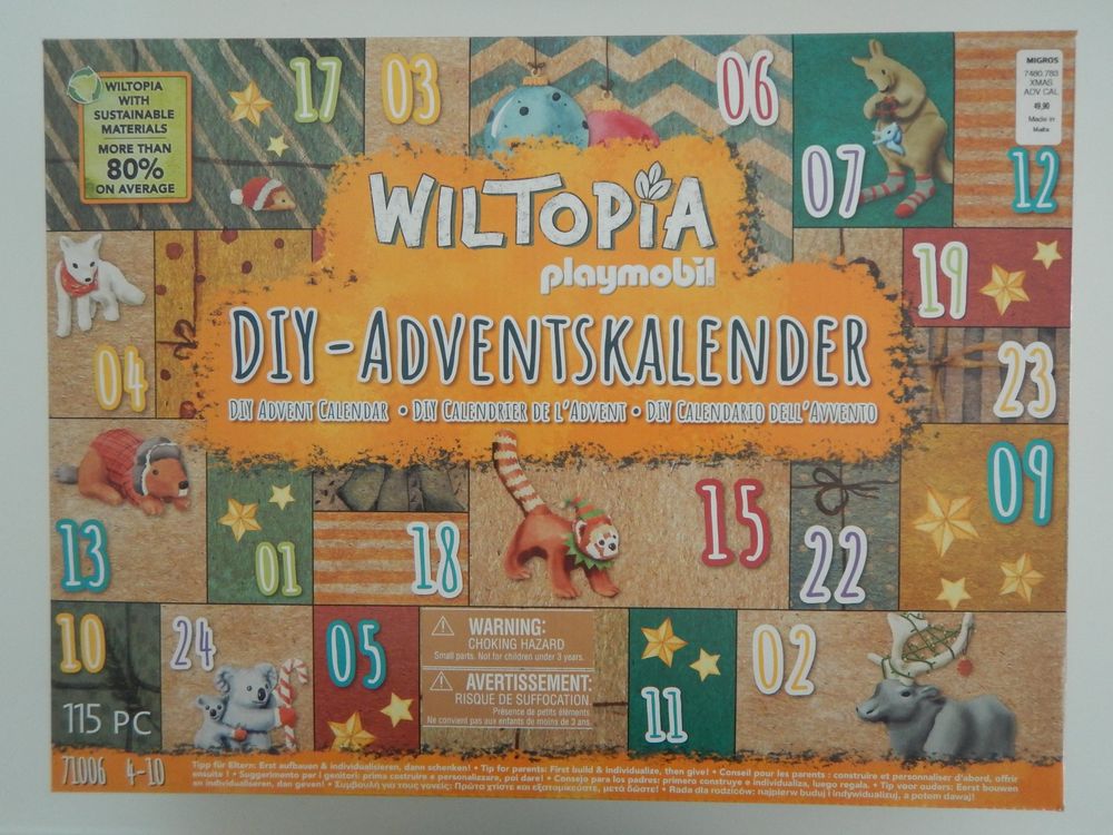 PLAYMOBIL 71006 Super Adventskalender mit vielen Tieren | Kaufen auf ...