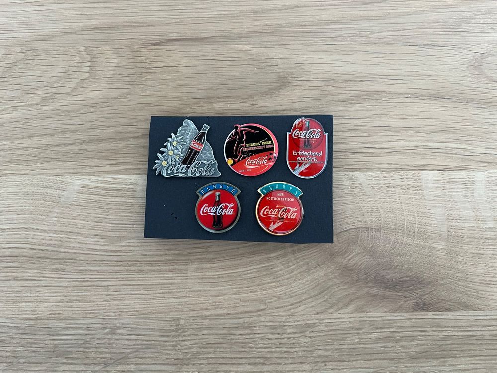 5 verschiedene COLA PIN (No.17) | Kaufen auf Ricardo