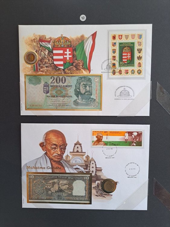 Numis - Banknotenbrief mit Münze 26 x 18 (Neu und originalverpackt) in ...