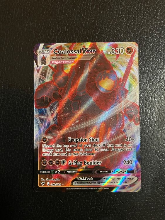 Vivid Voltage Coalossal Vmax 99/185 Ab 1 (Gebraucht) in Paradiso für ...