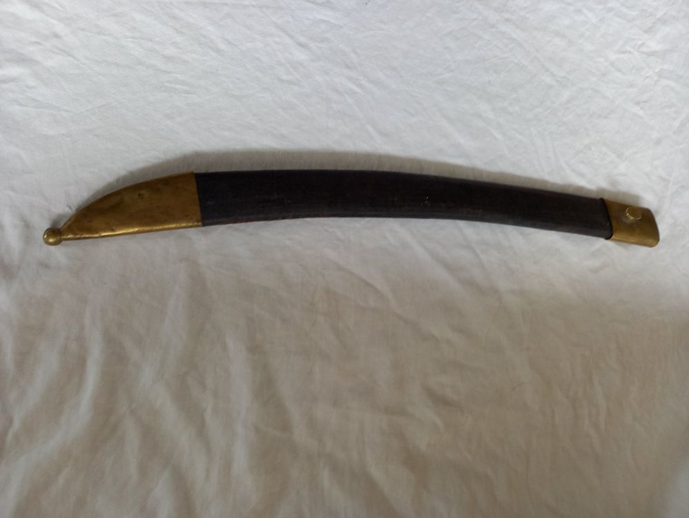 Fourreau en cuir et laiton pour sabre (D'occasion) à pour CHF 33 – avec ...