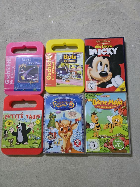 6 Kinder DVDs Mickey Maus, Biene Maja, Rudolph etc. | Kaufen auf Ricardo