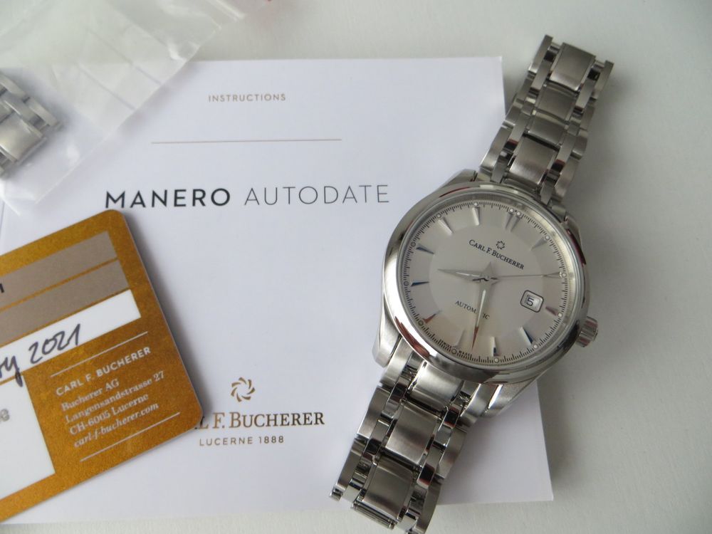 CARL F. BUCHERER Manero AutoDate 42.5mm | Kaufen auf Ricardo