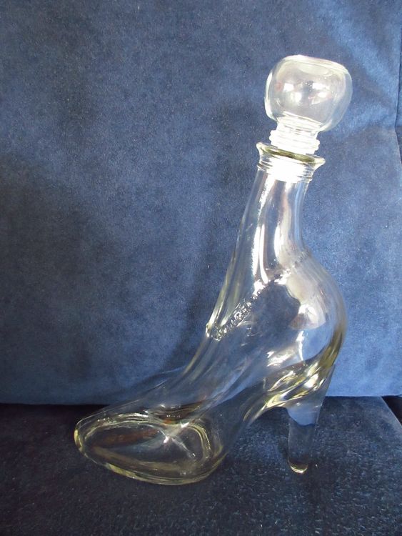 Glas Karaffe, Glasflasche, Flasche Schuh, Kefla Glasschuh (Gebraucht ...