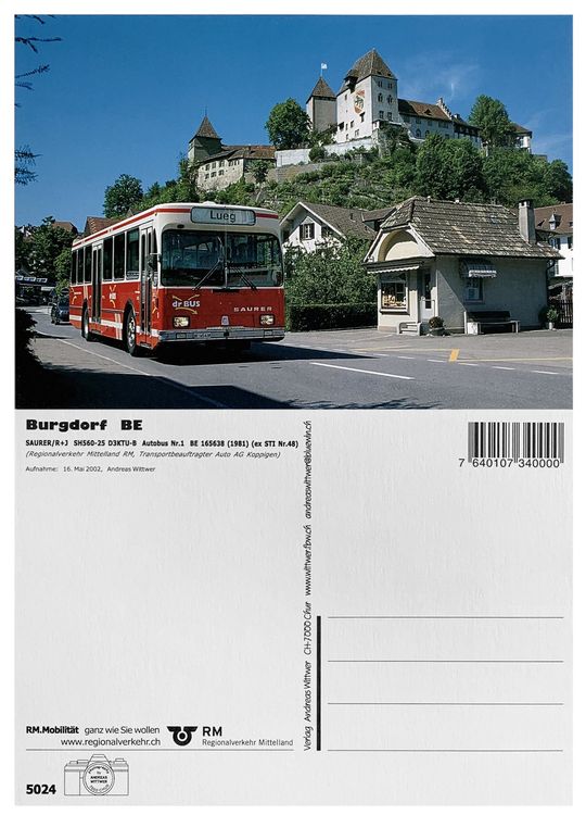 Burgdorf Bern RM Auto AG Koppigen Bus SAURER SH ex STI Nr.48 (Neu (gemäss Beschreibung)) in Bern ...