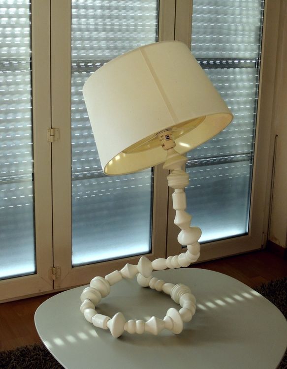 Lampe en bois tourné Svarva, Ikea, Suède, années 2000 (D'occasion) à La ...