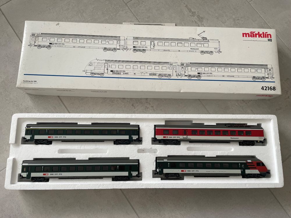 Märklin 42168 - CFF/SBB/FFS wagons voyageurs (D'occasion) à Miège pour ...