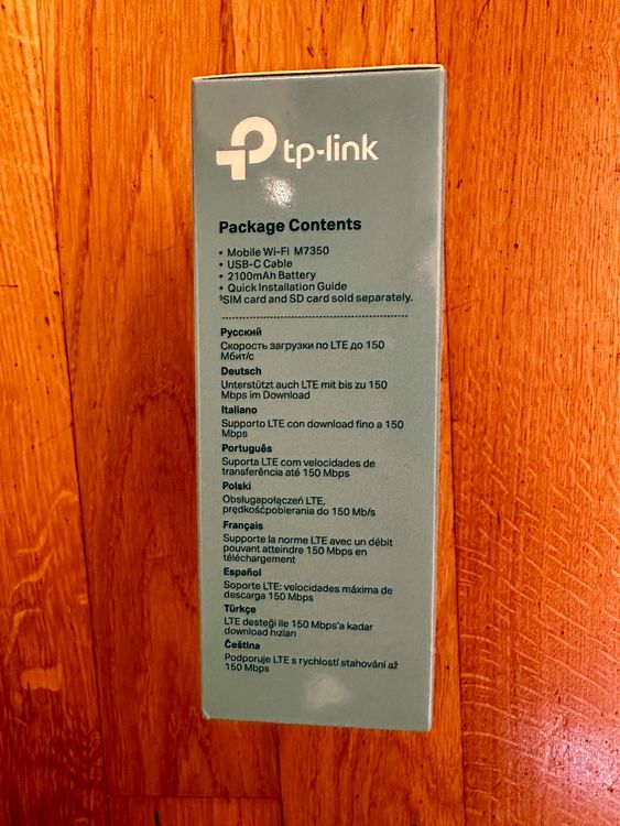 TP-Link M7350 Mobile 4G/LTE-WLAN-Router (Gebraucht) in Thalwil für CHF ...