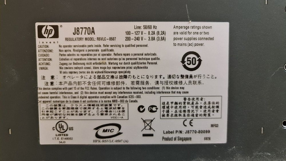 HP Switch ProCurve 4204vl inkl. 2x GigT | Kaufen auf Ricardo