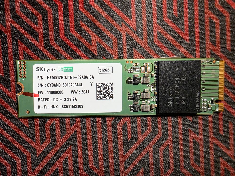 SK hynix BC511 HFM512GDJTNI-82A0A (512GB) (Gebraucht) in Emmen für CHF 22 – mit Lieferung auf ...