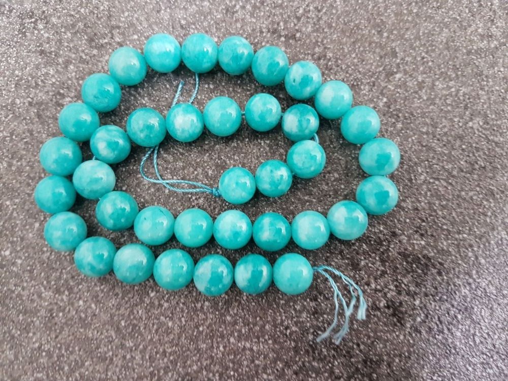 Strang 10 mm Jade in sehr schöner Farbe | Kaufen auf Ricardo