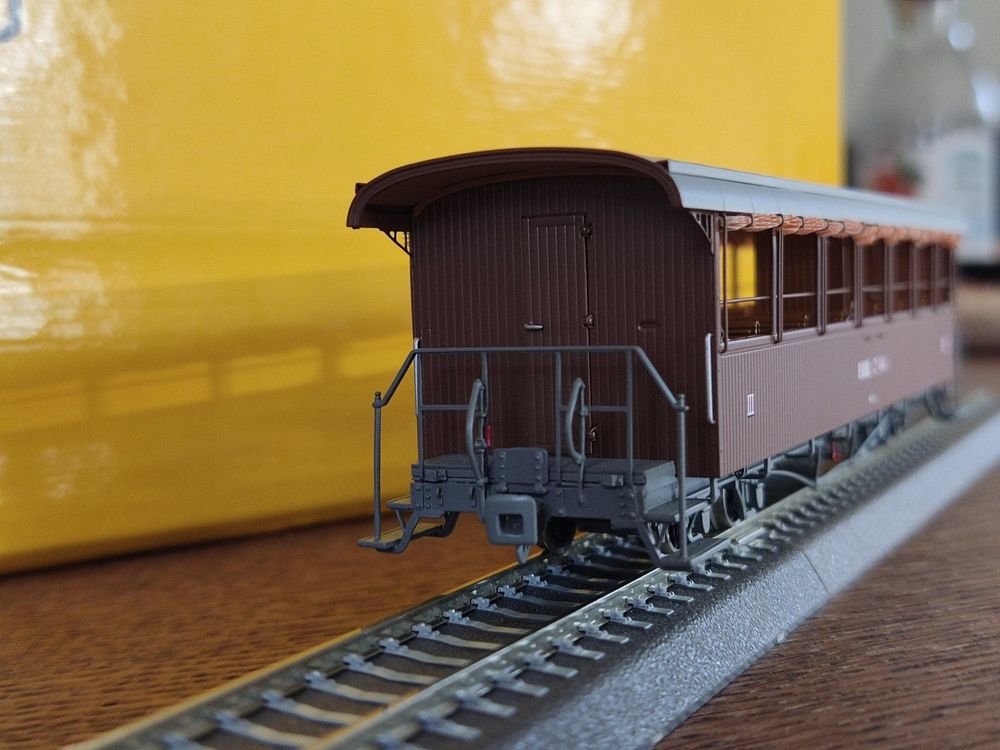 HRF BOB Sommerwagen C44 H0m Messing - Berner Oberland Bahn (Nuovo ...